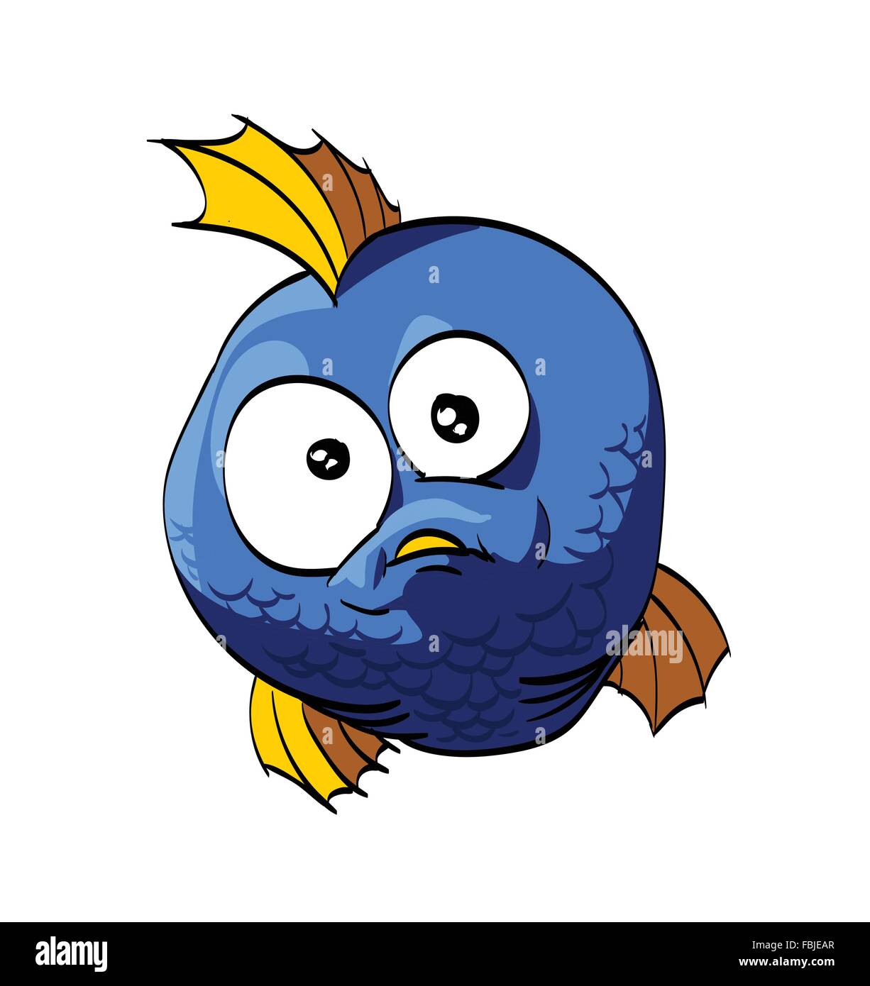 Cartoon character fish hi-res stock photography and images - Alamy
