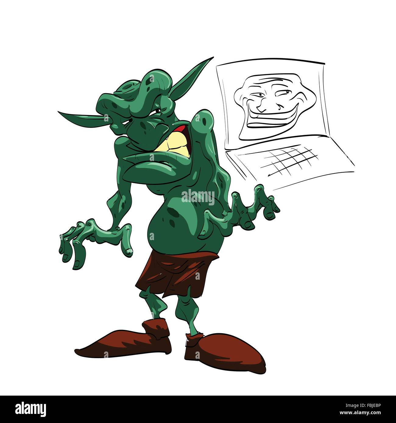 Cartoon troll hi-res stock photography and images - Alamy