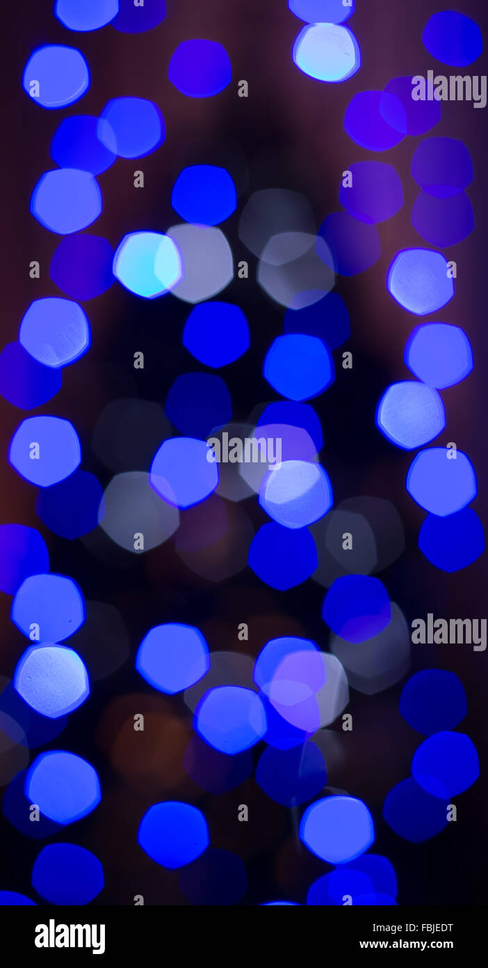 blue pentagon bokeh background Stock Photo - Alamy