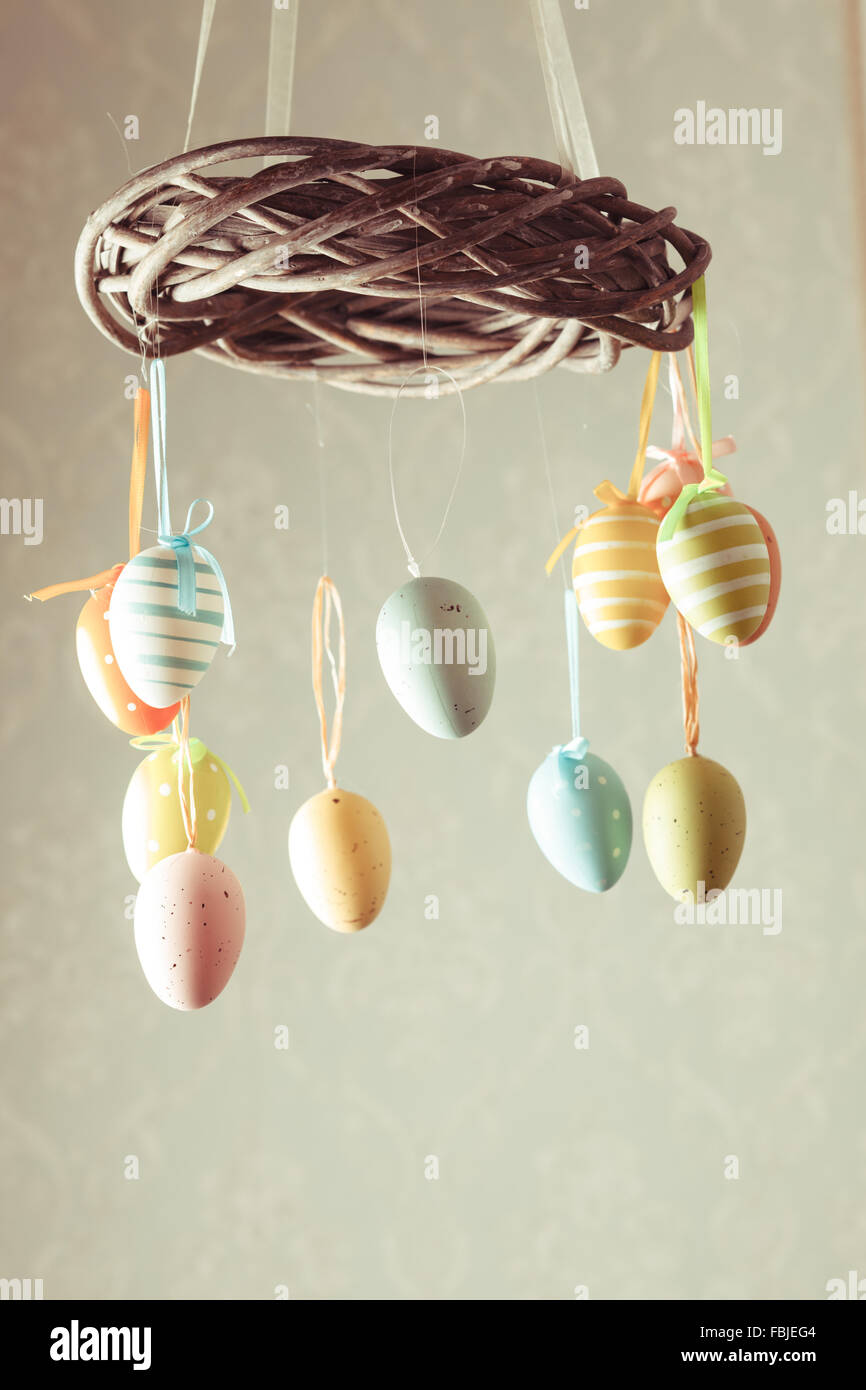 The Easter wreath Stock Photo - Alamy