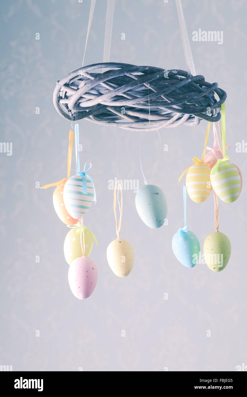 The Easter wreath Stock Photo - Alamy