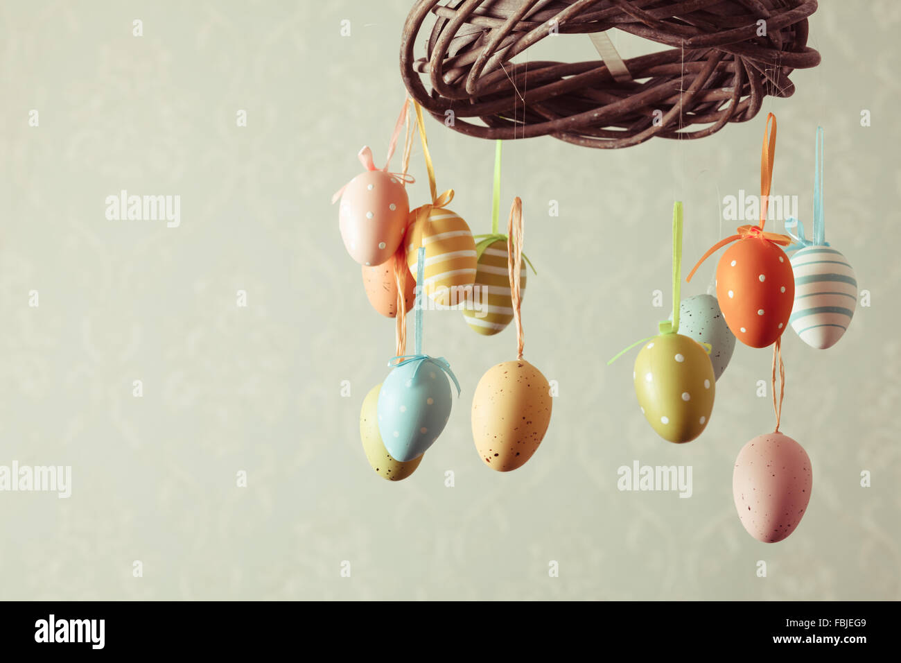 The Easter wreath Stock Photo - Alamy