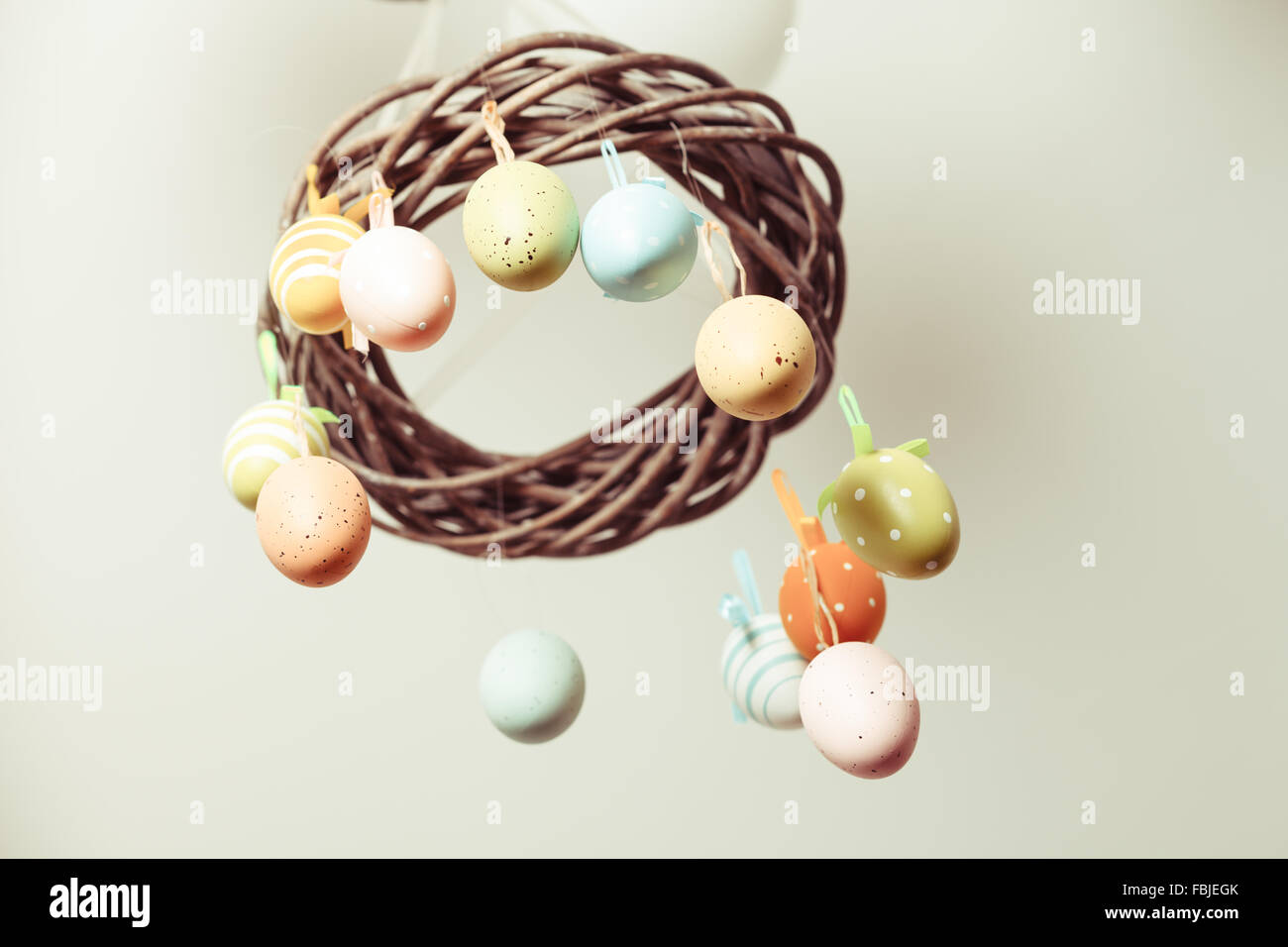 The Easter wreath Stock Photo - Alamy