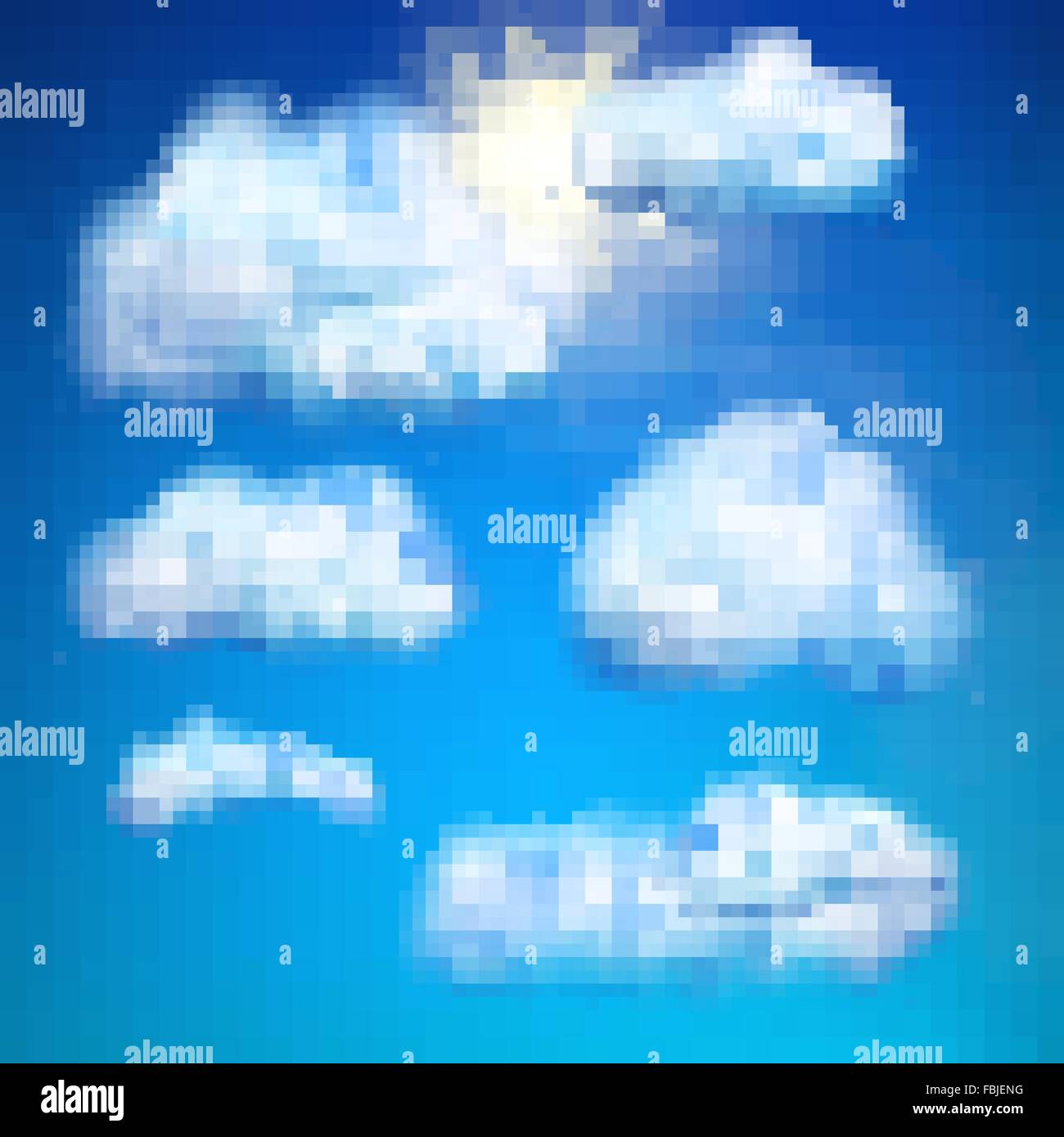 Grey white clouds in Stock Vector Images - Alamy