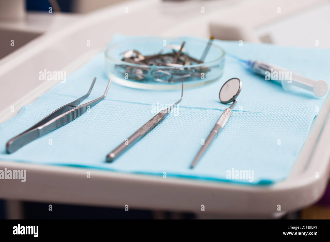 Tooth dental instruments Stock Photo - Alamy