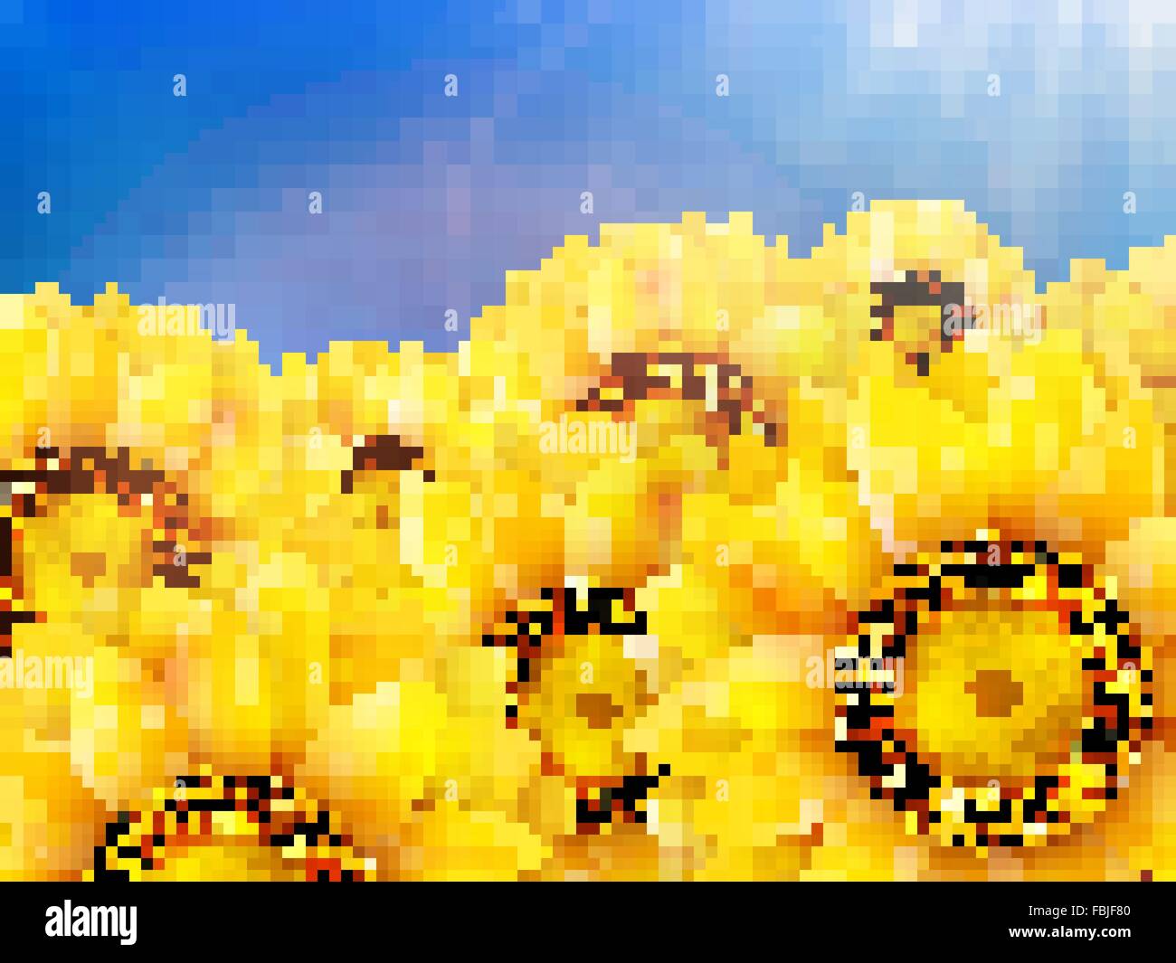 Plants sunflowers Stock Vector Images - Alamy