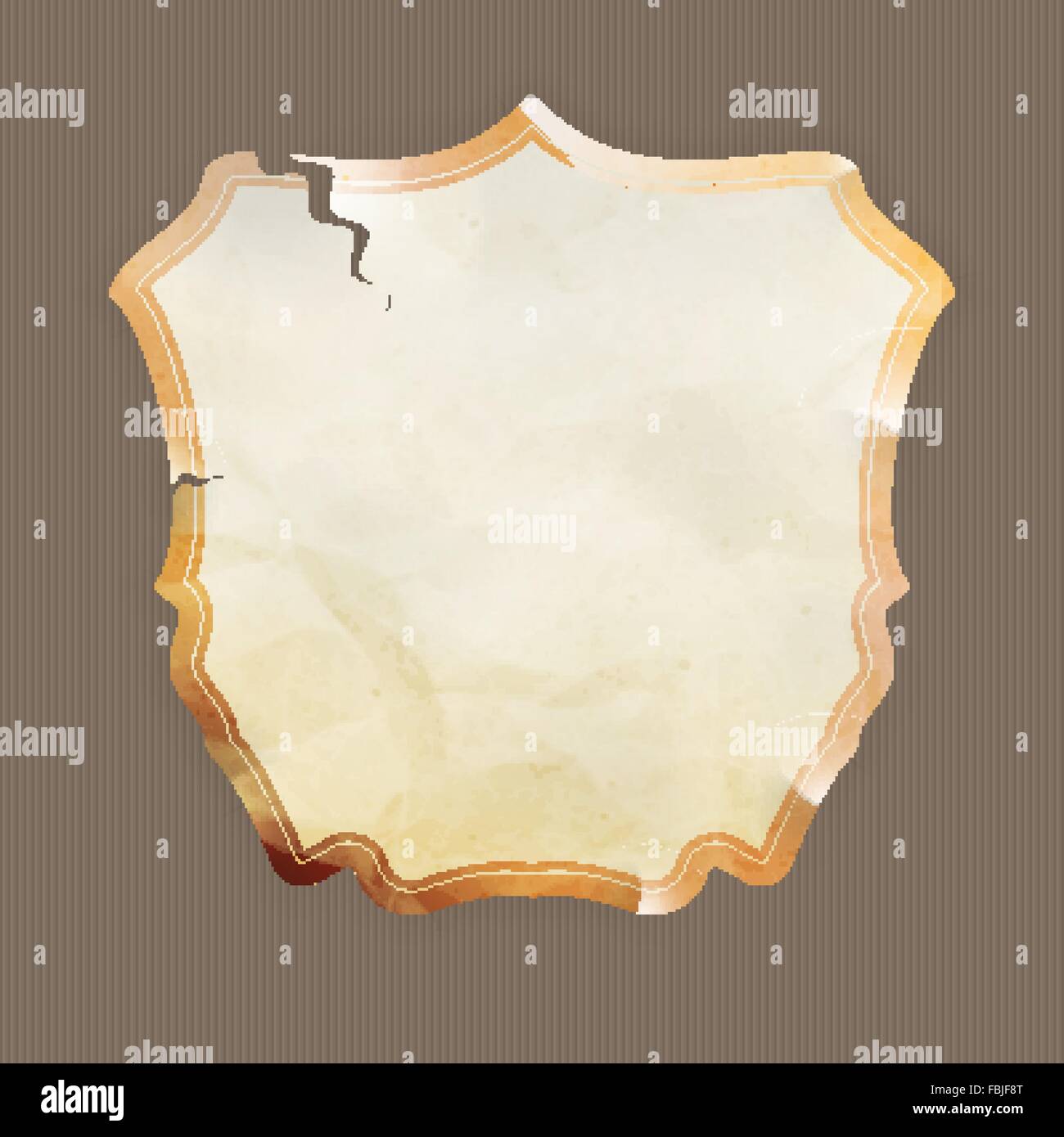 Labels, old paper texture Set. EPS 10 Stock Vector Image & Art - Alamy