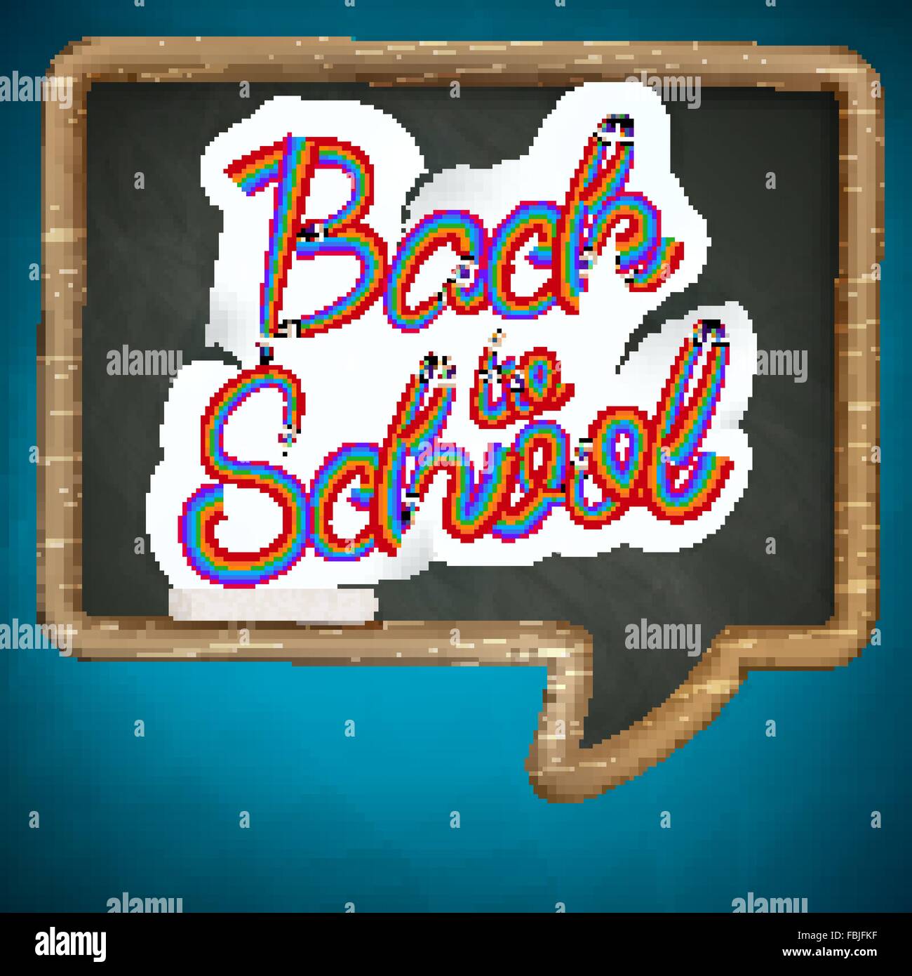 Back to school sign. EPS 10 Stock Vector Image & Art - Alamy