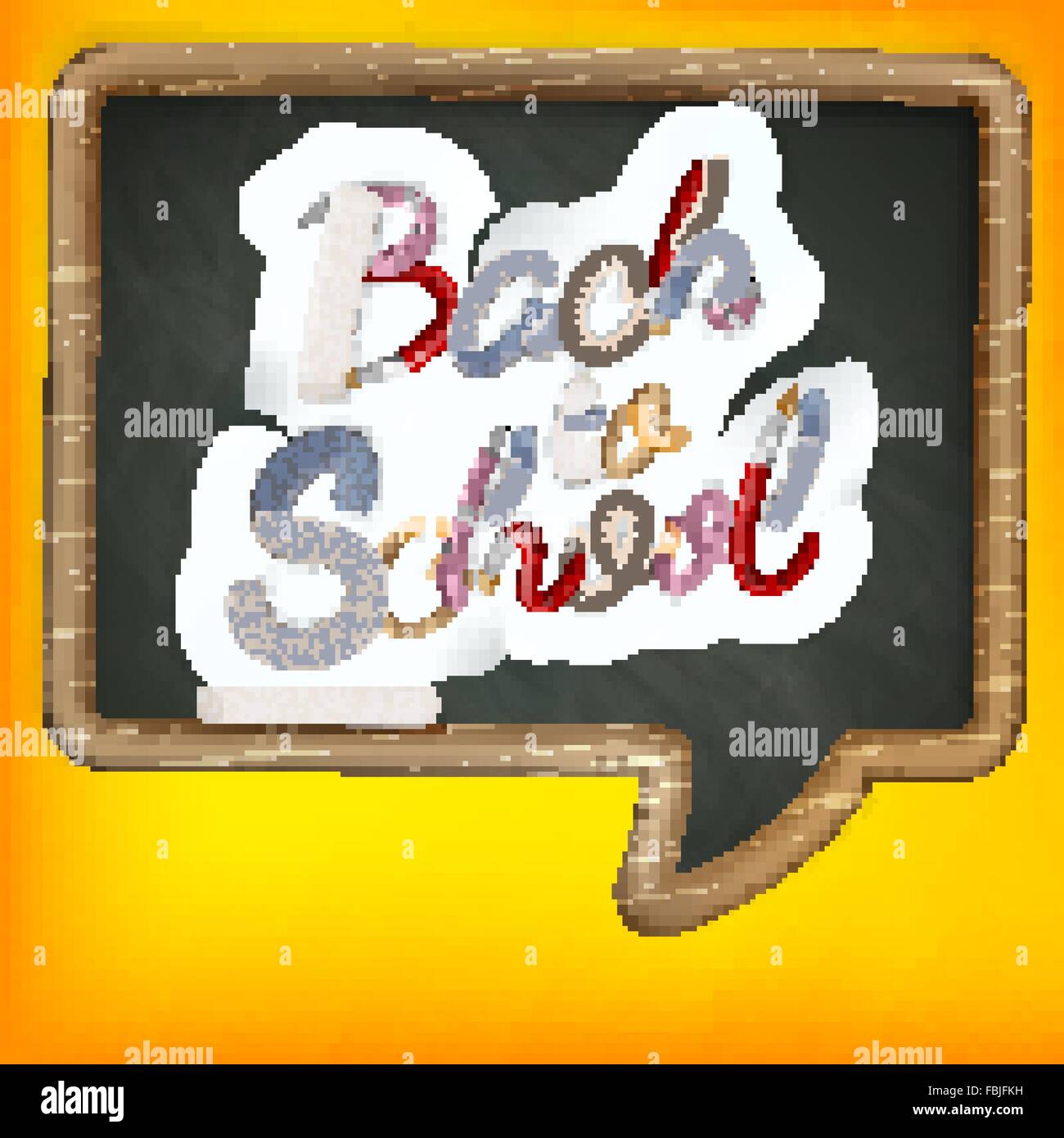 Back to school sign. EPS 10 Stock Vector Image & Art - Alamy
