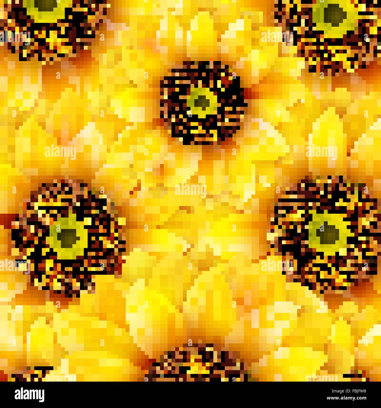 Sunflowers, realistic illustration. EPS 10 Stock Vector Image & Art - Alamy