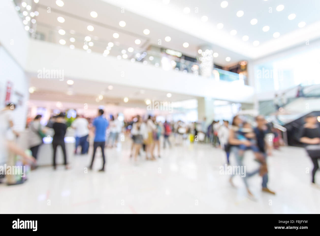 Abstract background of shopping mall Stock Photo - Alamy