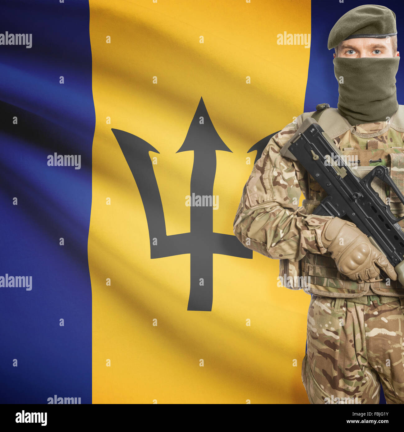 Barbados defence force hi-res stock photography and images - Alamy