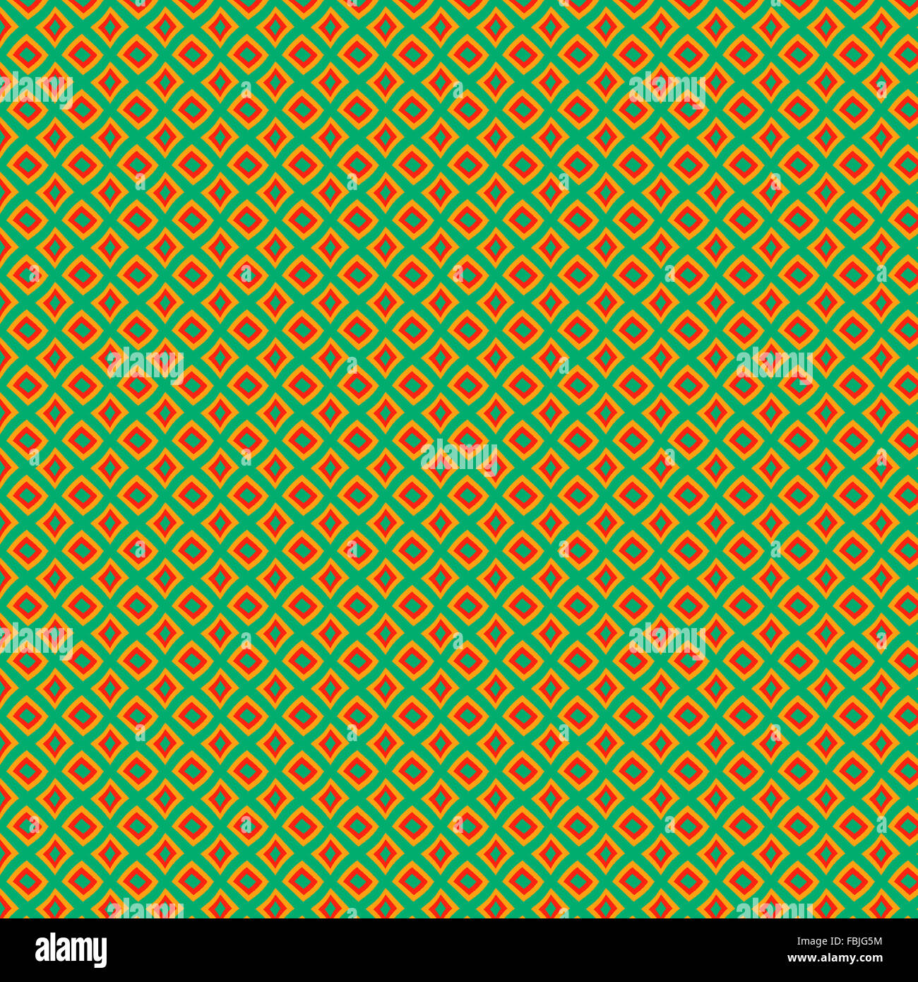 Distorted red-orange squares on green seamless background Stock Photo ...