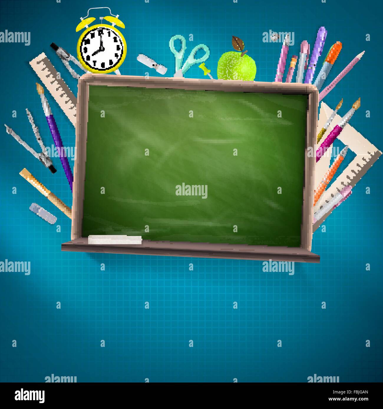 Modern school background. EPS 10 Stock Vector Image & Art - Alamy