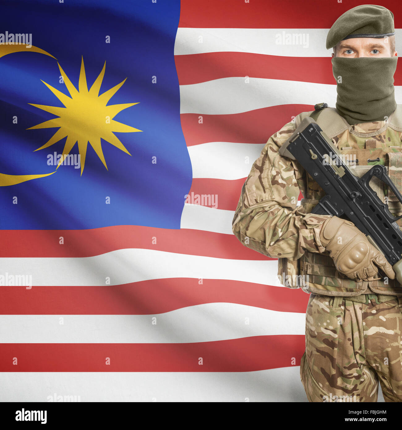 Malaysian police commando hi-res stock photography and images - Alamy