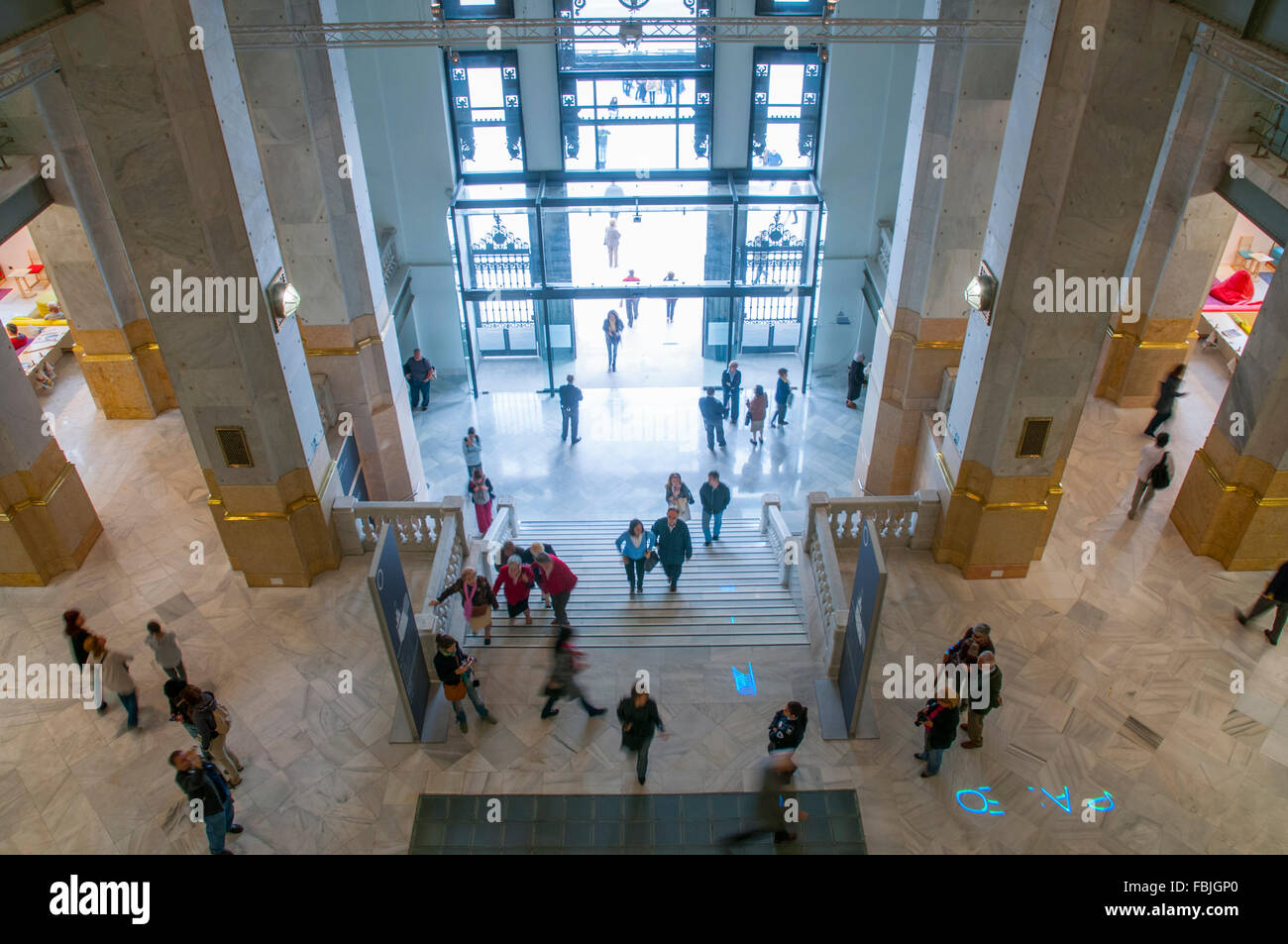 Interior view palacio de cibeles hi-res stock photography and images ...