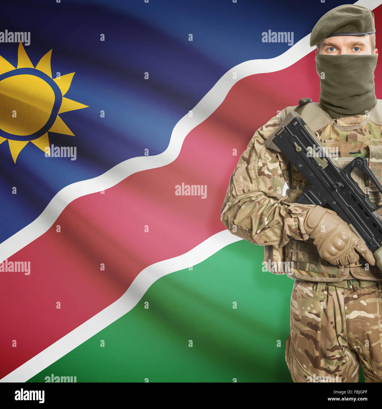 Namibian soldier hi-res stock photography and images - Alamy