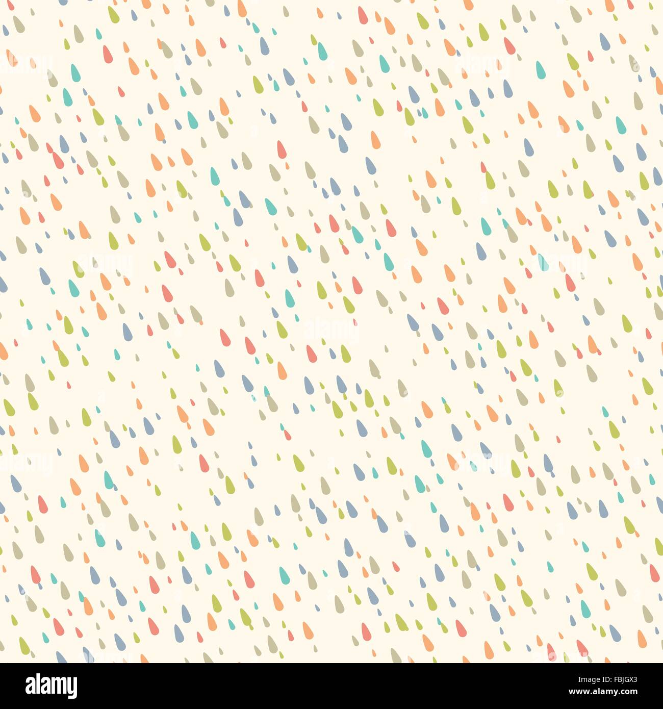Seamless rain pattern hand Stock Vector Images - Alamy