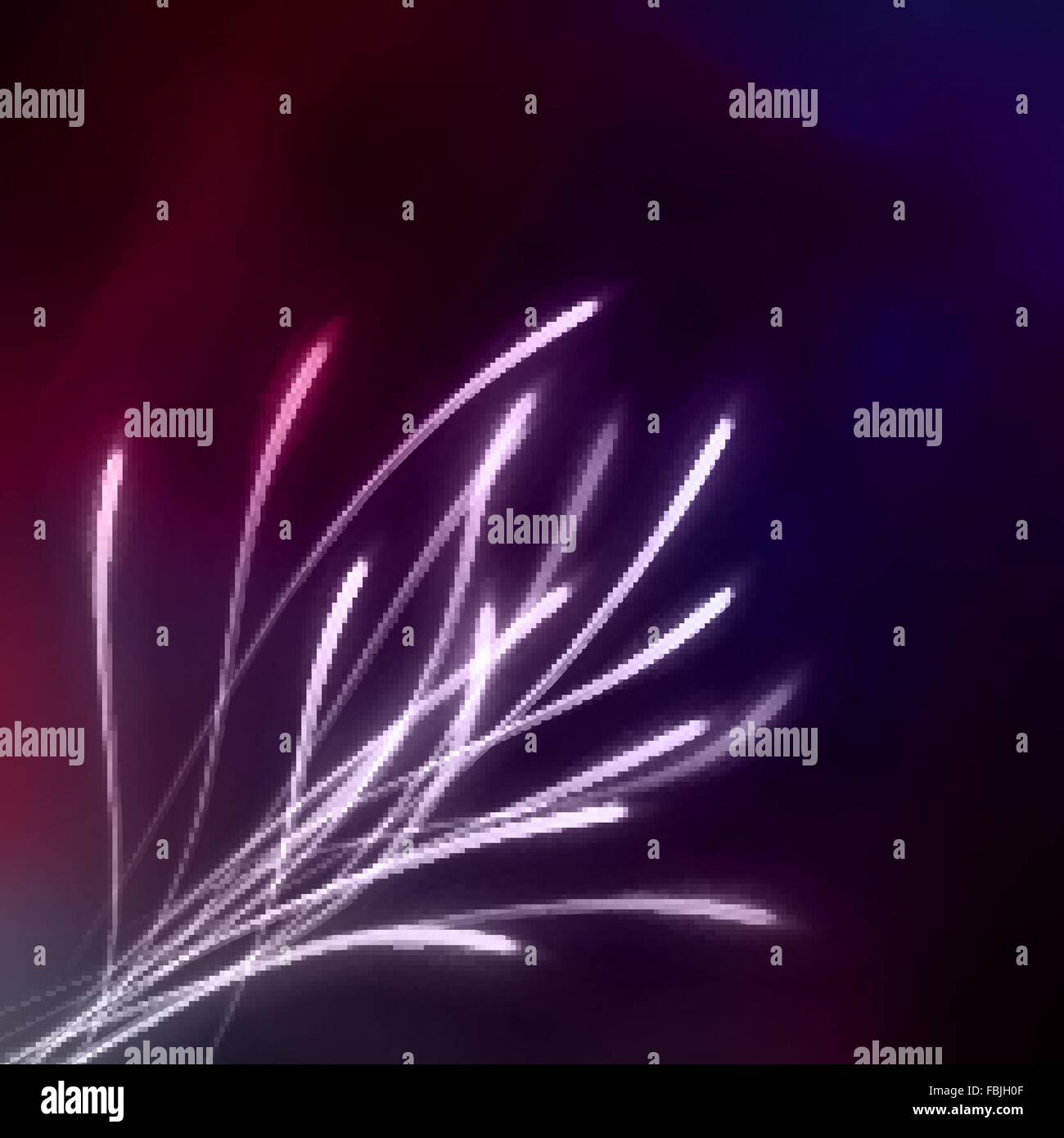 Neon light curved lines. EPS 10 Stock Vector Image & Art - Alamy