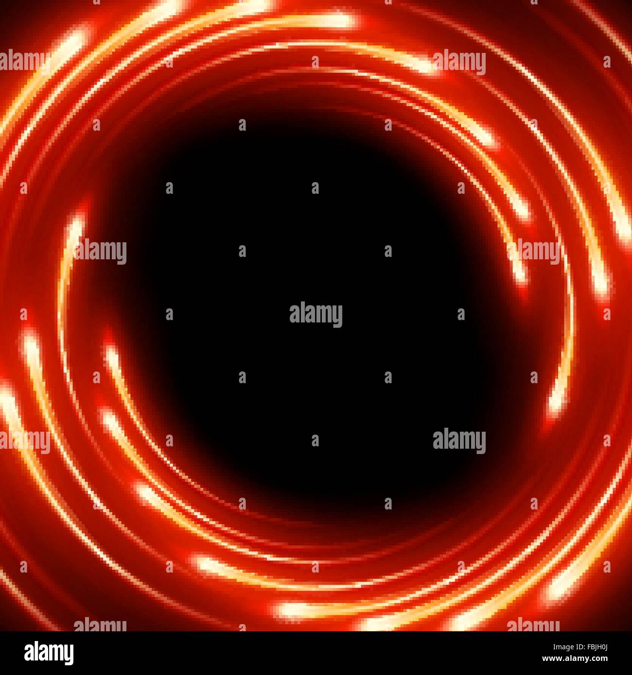 Fire blurred magic neon light curved lines. EPS 10 Stock Vector Image ...