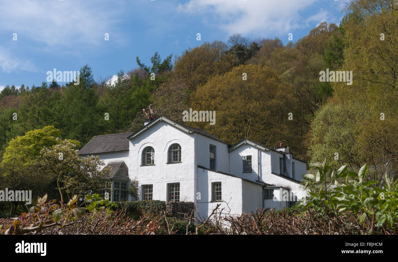 Belle Grange on the western shores of Windermere near High Wray Stock ...
