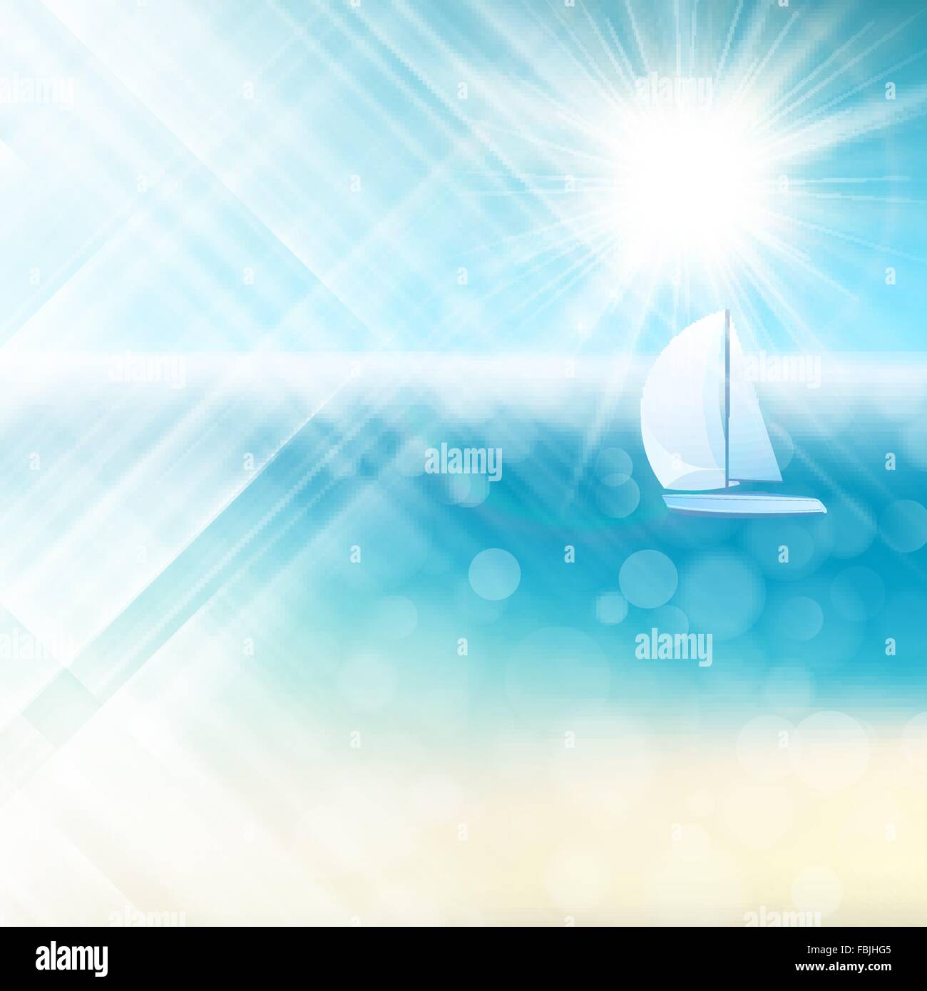 Sea travel light concept Stock Vector Images - Alamy