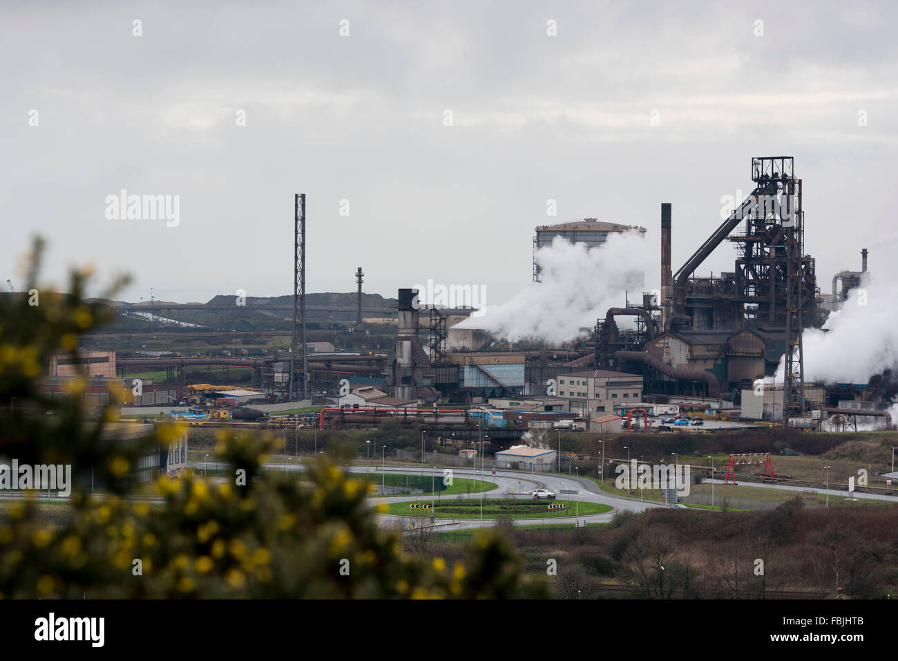 Tata Steel steel works in Port Talbot, South Wales Stock Photo - Alamy