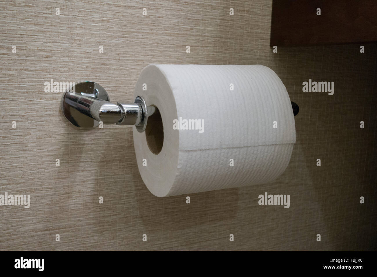 toilet paper inside bathroom Stock Photo - Alamy