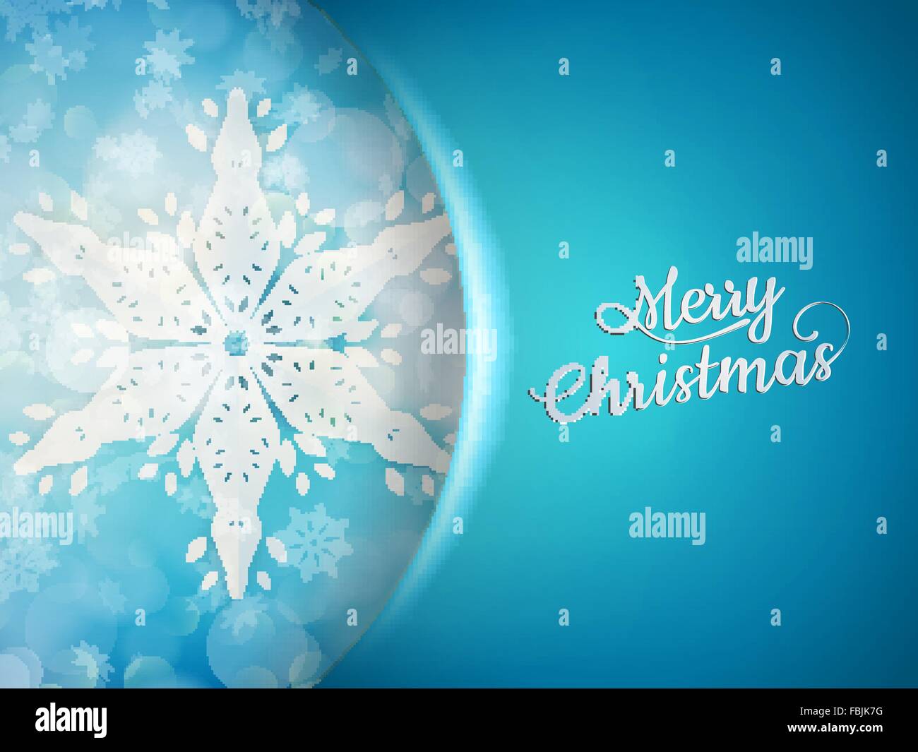 Blue xmas background with snowflakes. EPS 10 Stock Vector Image & Art ...