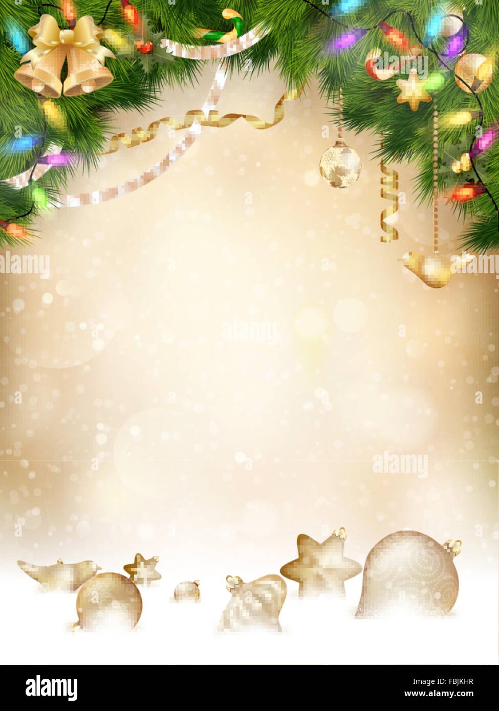 Plant branches stars Stock Vector Images - Alamy