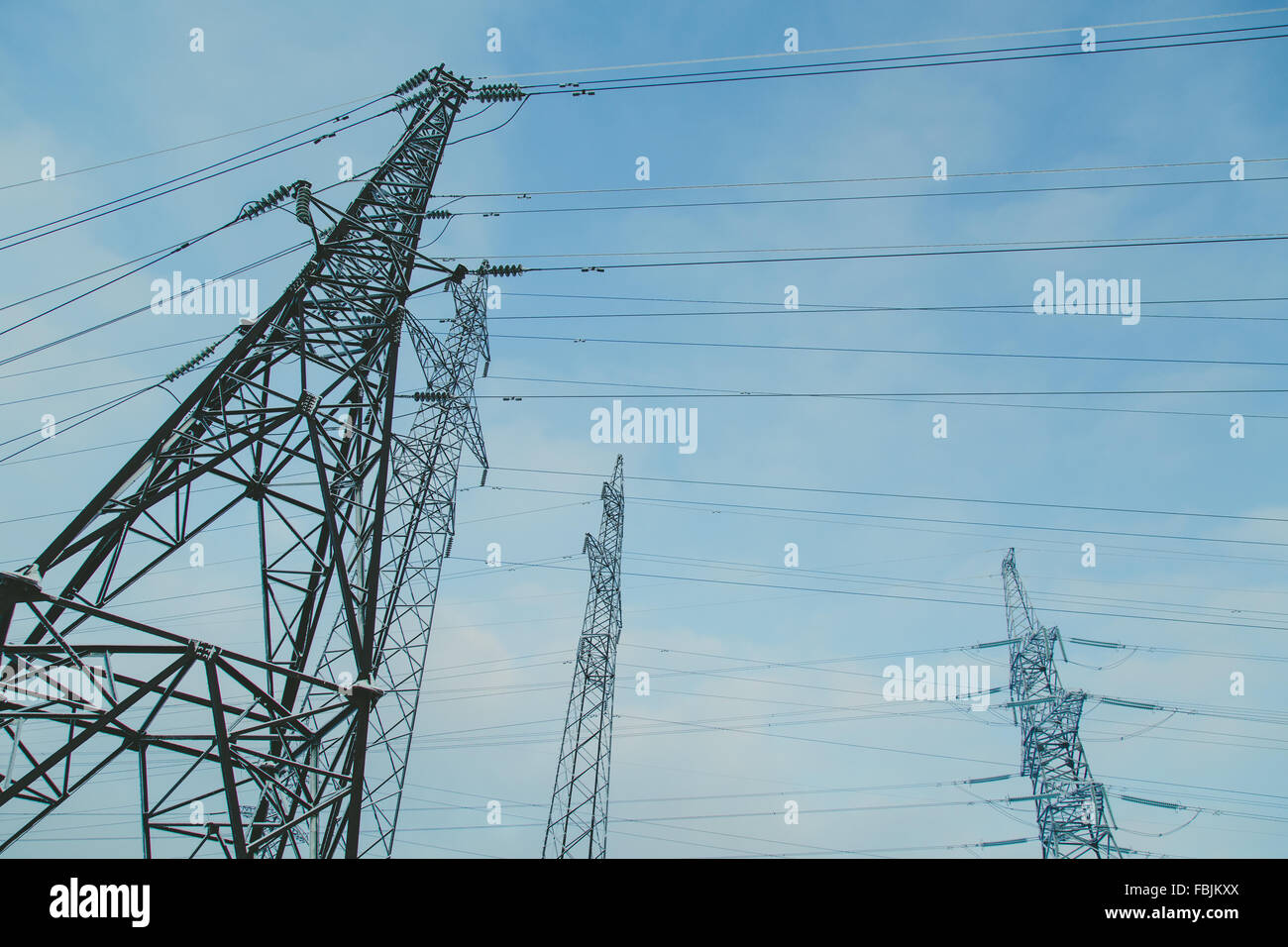 Big power lines hi-res stock photography and images - Alamy