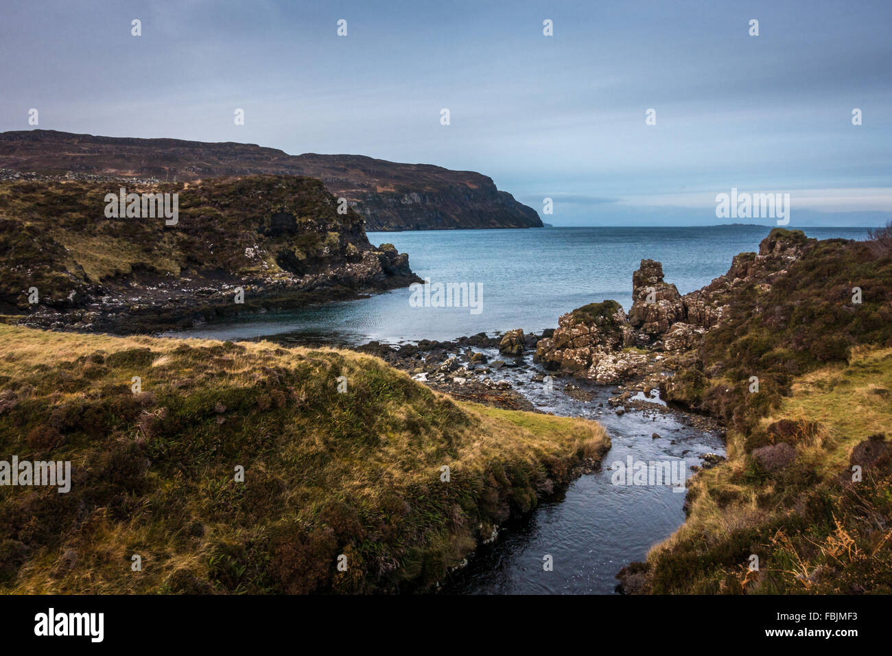Loch Greshornish and Greshornish Point, Isle of Skye, Scotland, UK ...