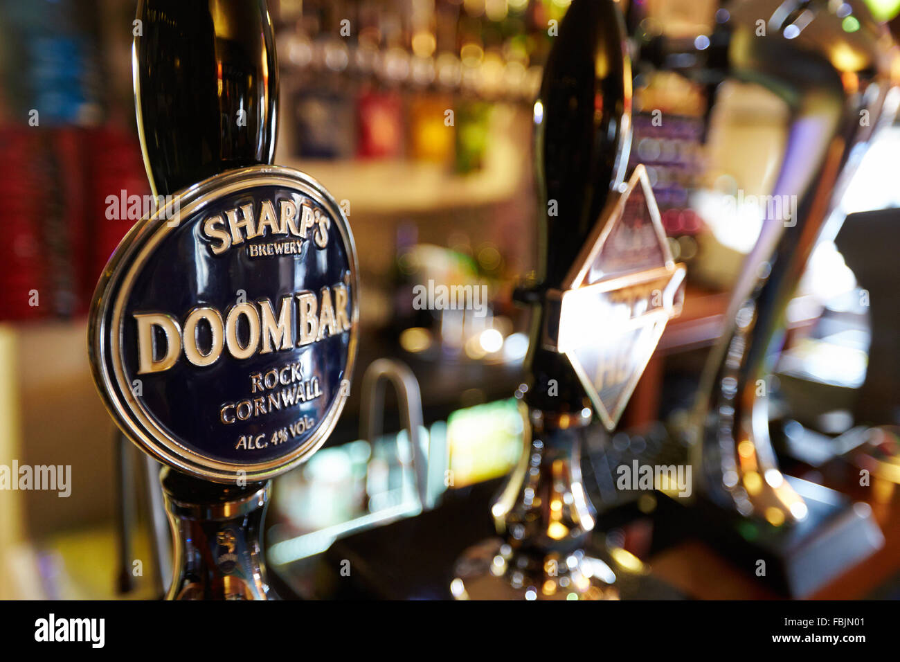 Pumps at the bar in the White Horse in Forest Hill, nr Wheatley ...