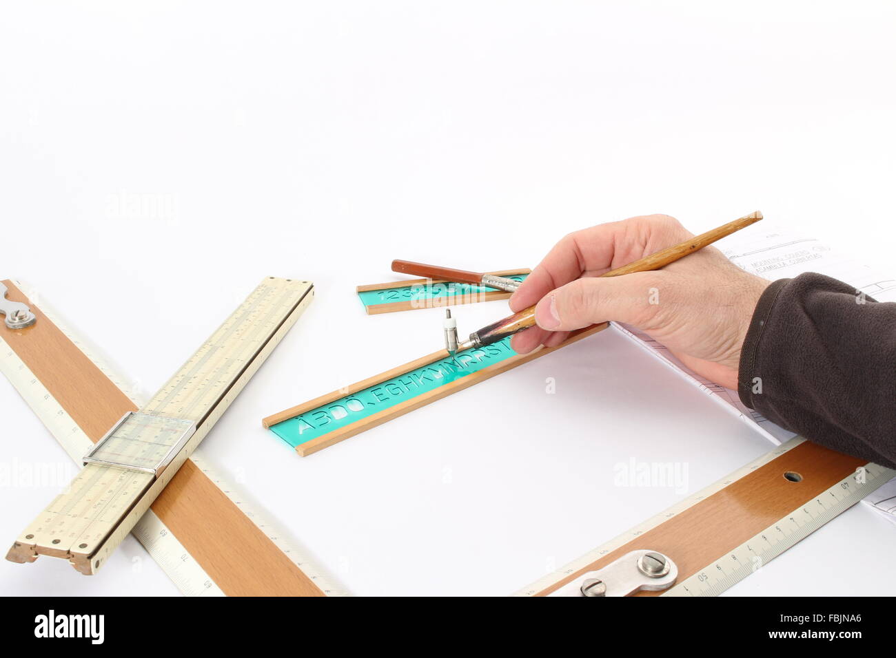 Drafting instruments hi-res stock photography and images - Alamy