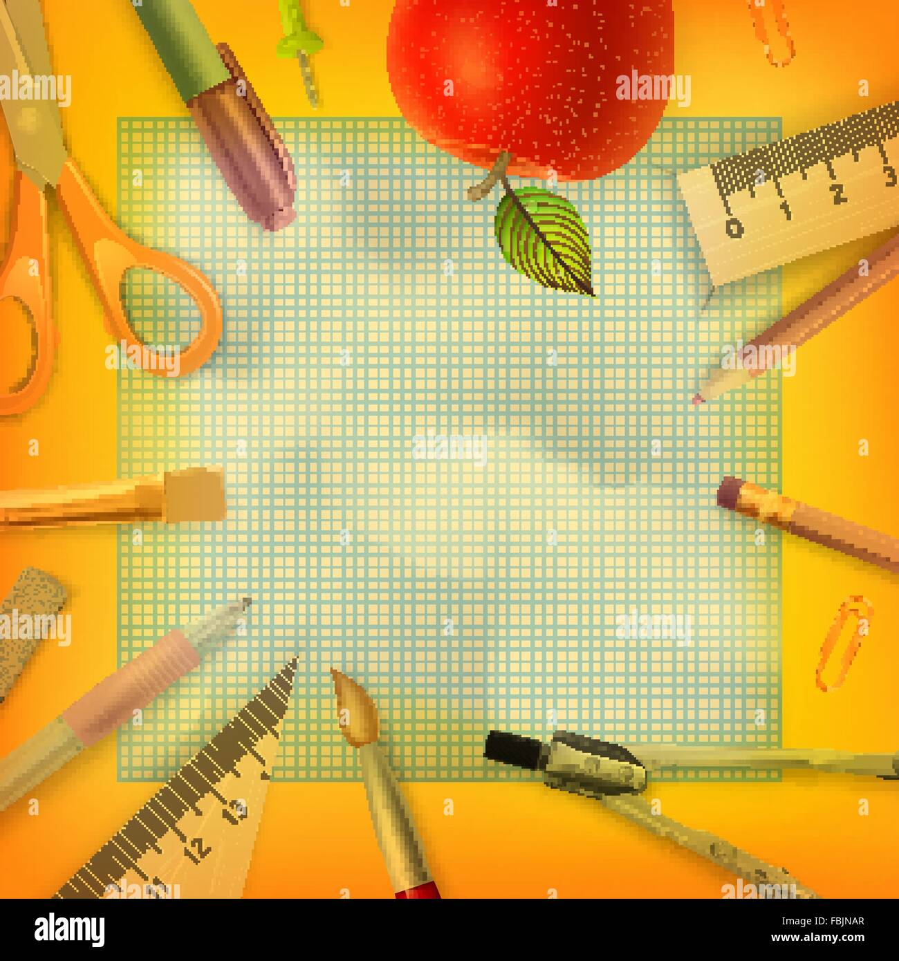 School season invitation template. EPS 10 Stock Vector Image & Art - Alamy