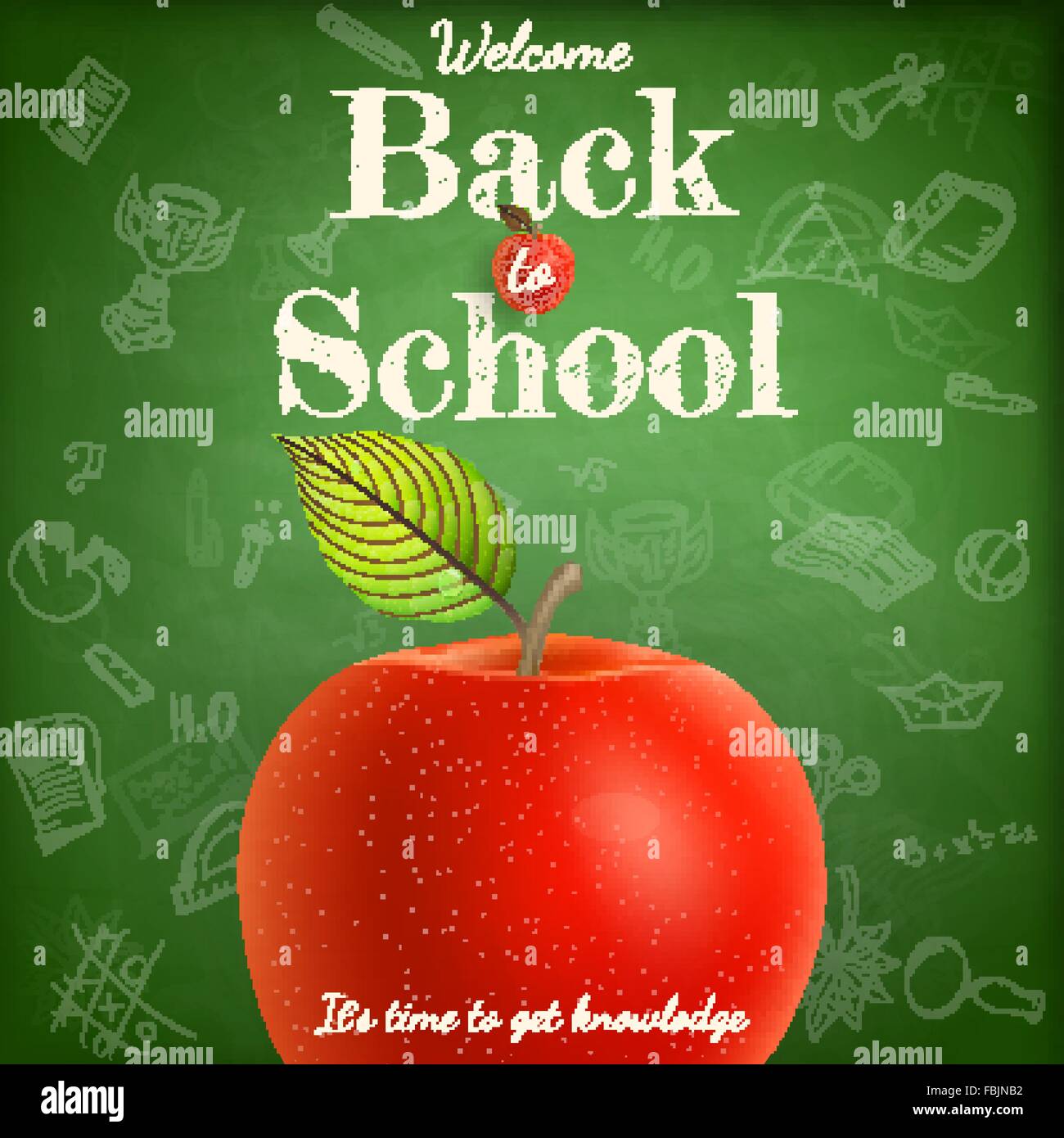 Welcome back to school template. EPS 10 Stock Vector Image & Art - Alamy