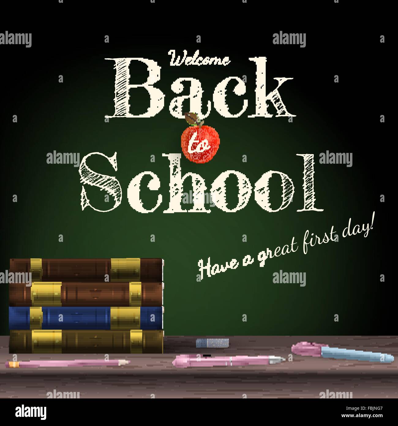 School subject books Stock Vector Images - Alamy