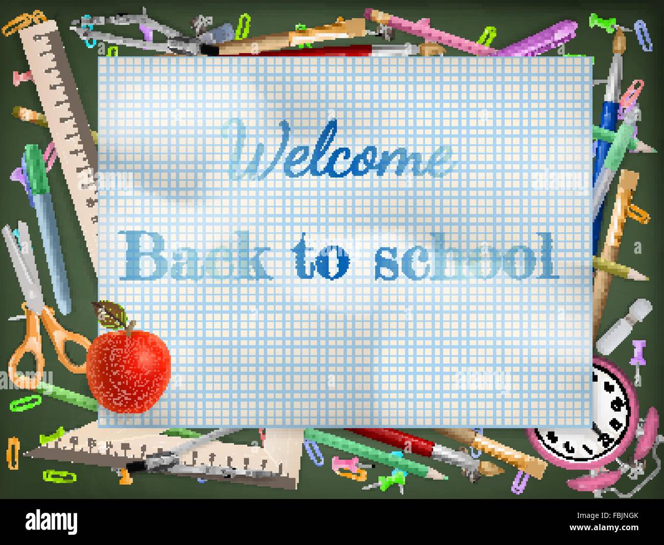 Back to school cover hi-res stock photography and images - Alamy