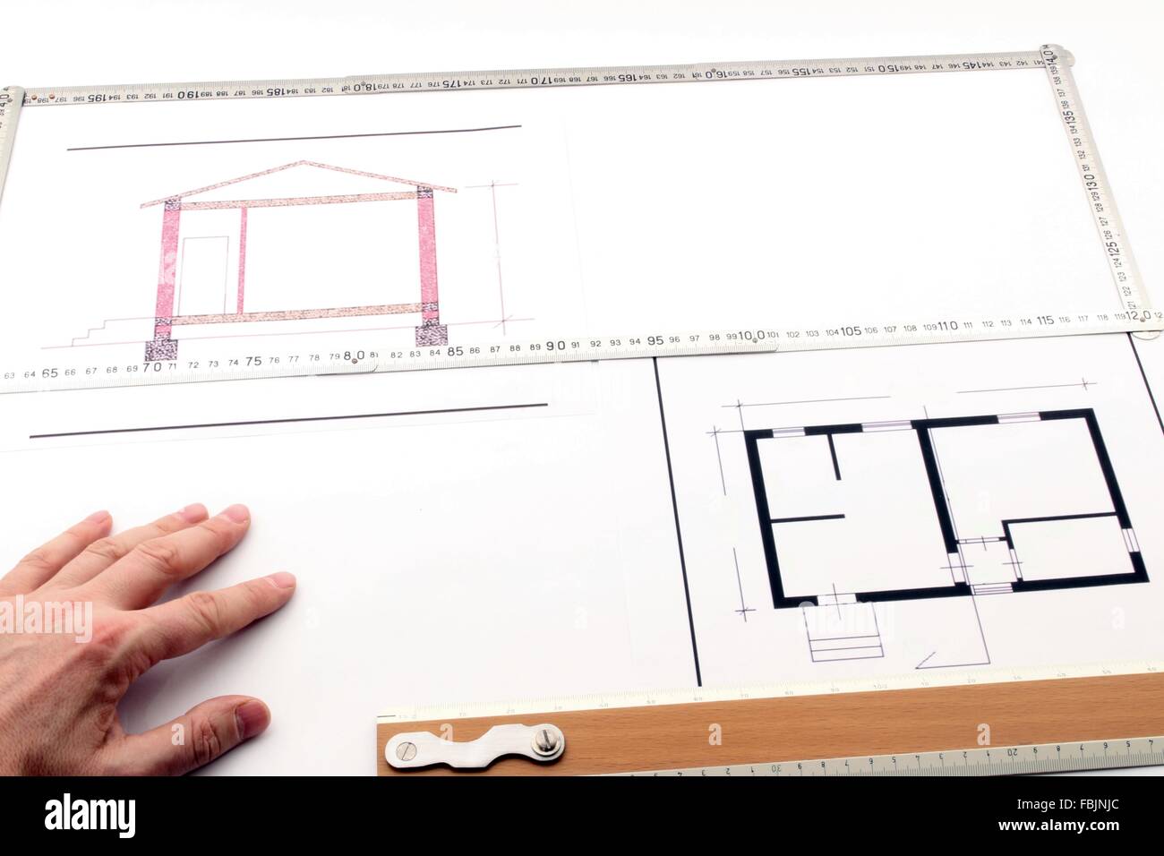 Old drawing apparatus and instruments Stock Photo - Alamy