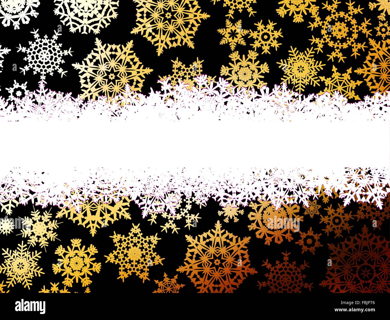 Abstract gold winter with snowflakes. EPS 10 Stock Vector Image & Art ...