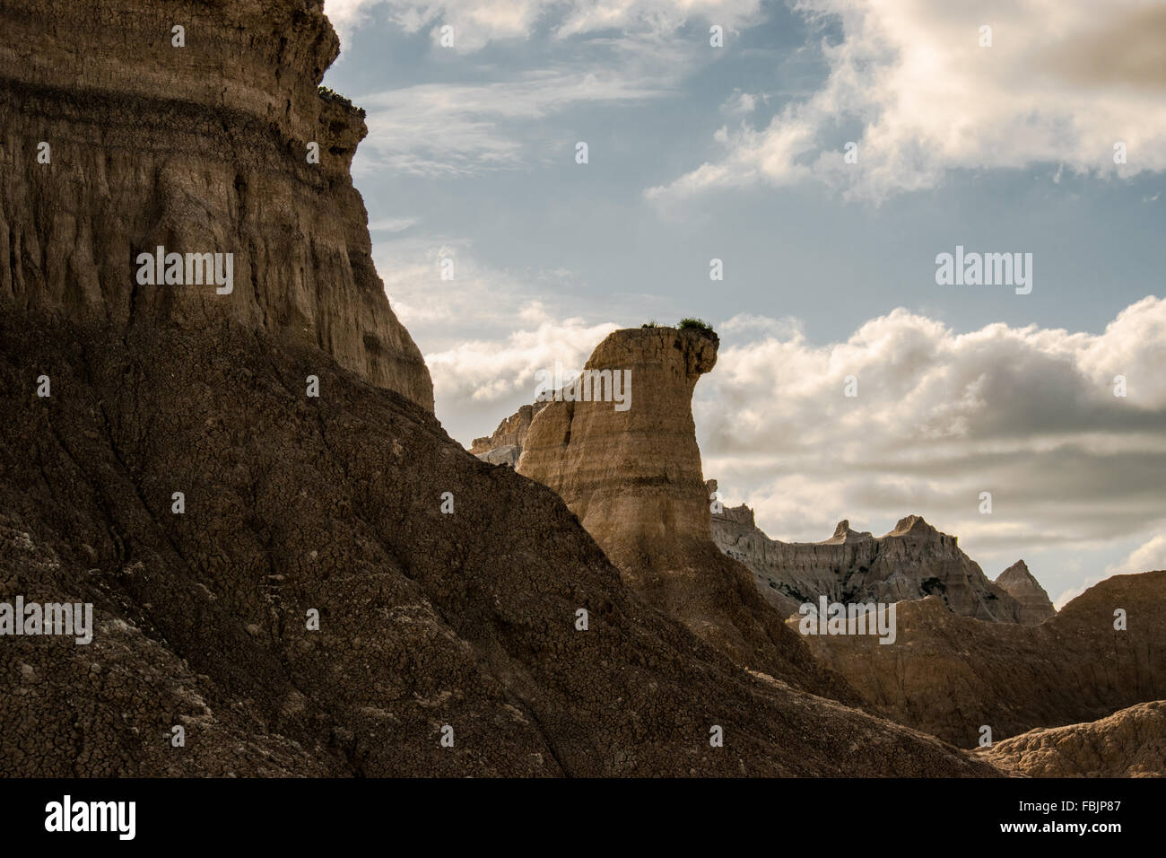 Badlands hike hi-res stock photography and images - Alamy