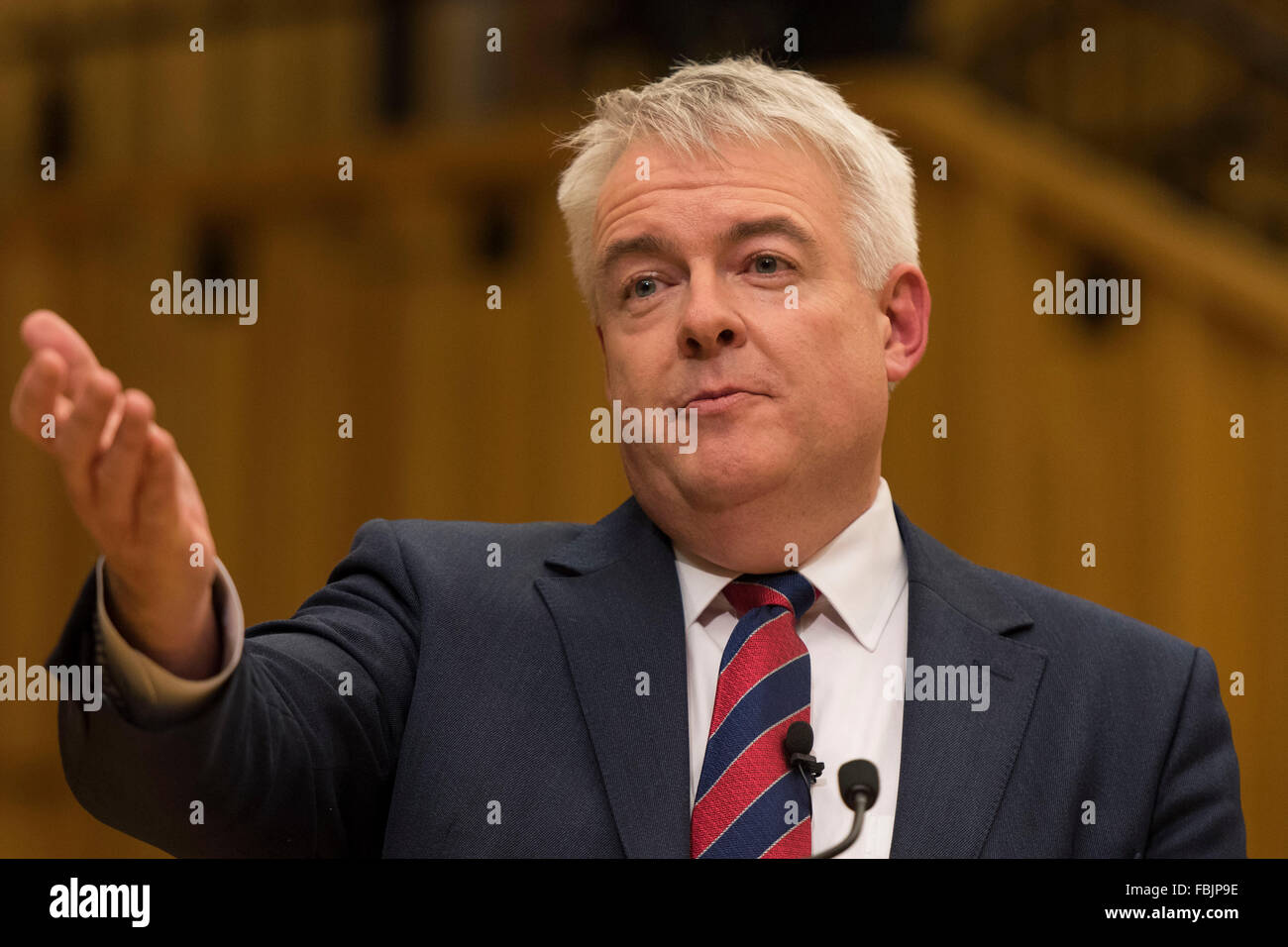 First Minister of Wales Carwyn Jones Stock Photo - Alamy