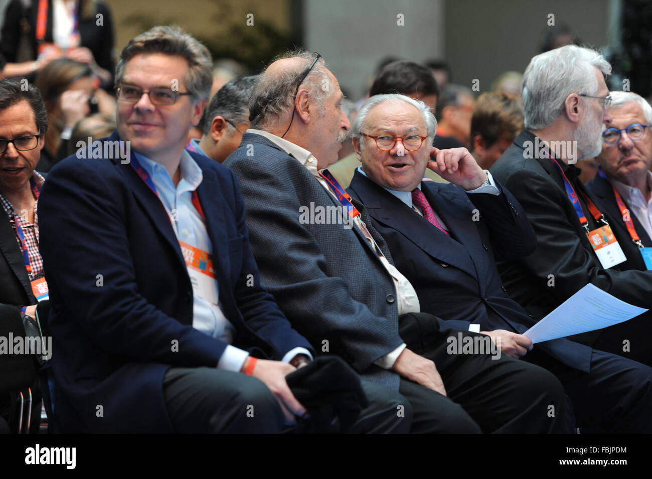 MUNICH/GERMANY - JANUARY 17: (l-r) Stefan Winners (HUbert Burda Media ...