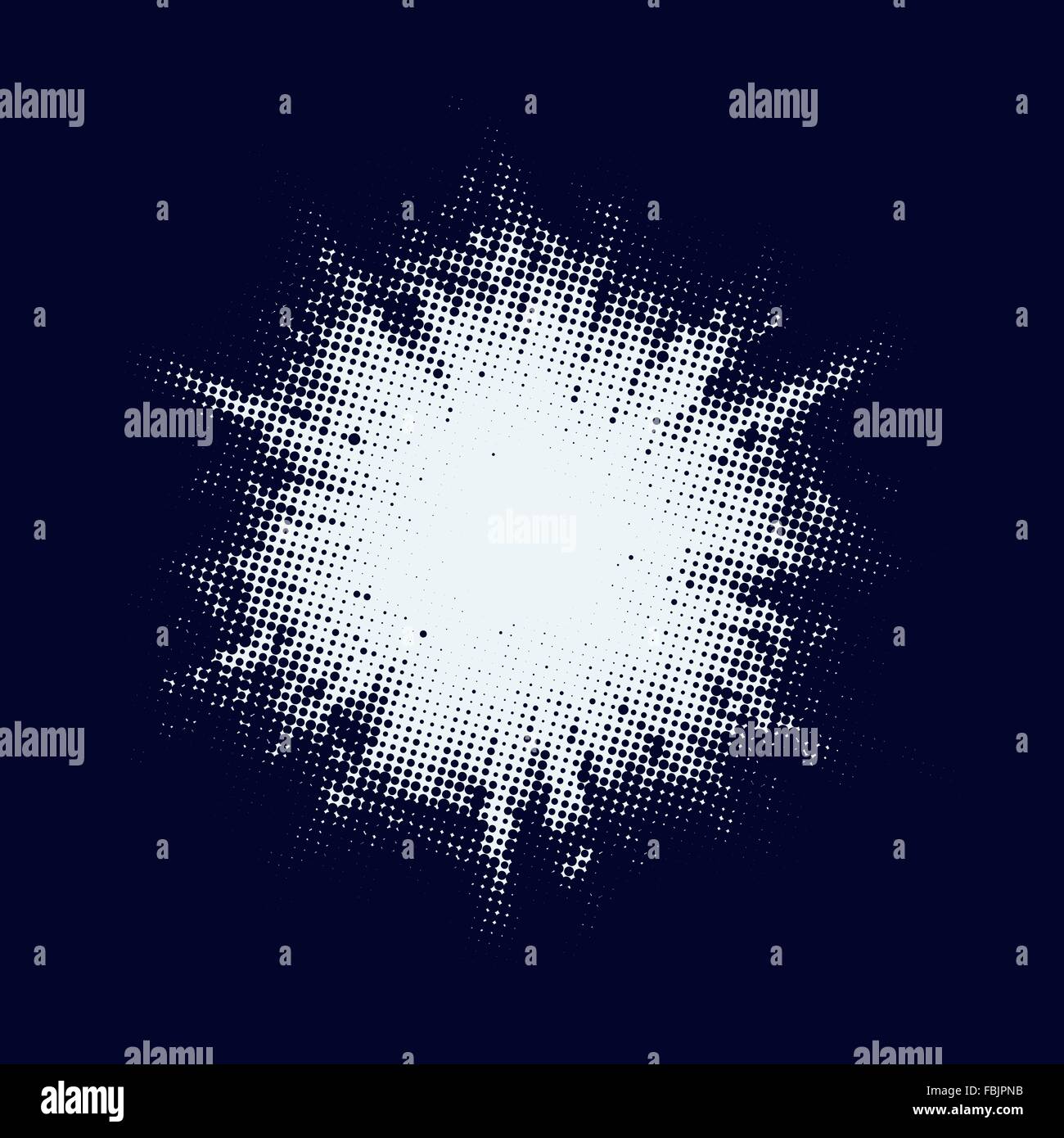 Blue halftone blast. EPS 10 Stock Vector Image & Art - Alamy