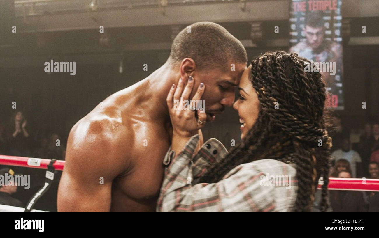 CREED 2015 Warner Bros/MGM film with Michael B Jordan and Tessa ...