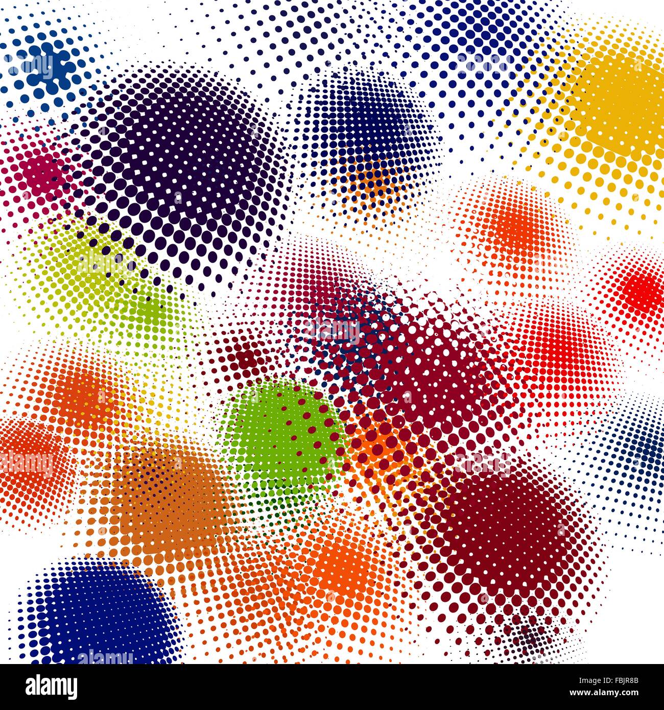 Halftone illustration Set. EPS 10 Stock Vector Image & Art - Alamy