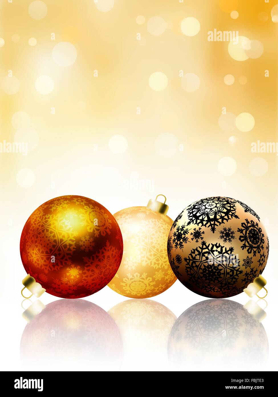 Beautiful gold present box Stock Vector Images - Alamy