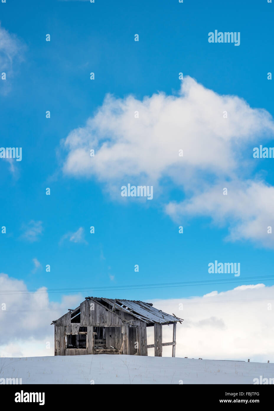 Prairie sky winter hi-res stock photography and images - Alamy