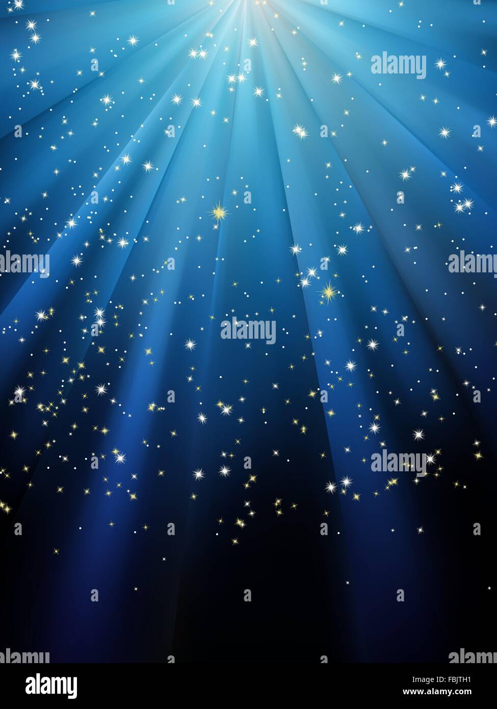 Stars on blue striped background. EPS 8 Stock Vector Image & Art - Alamy
