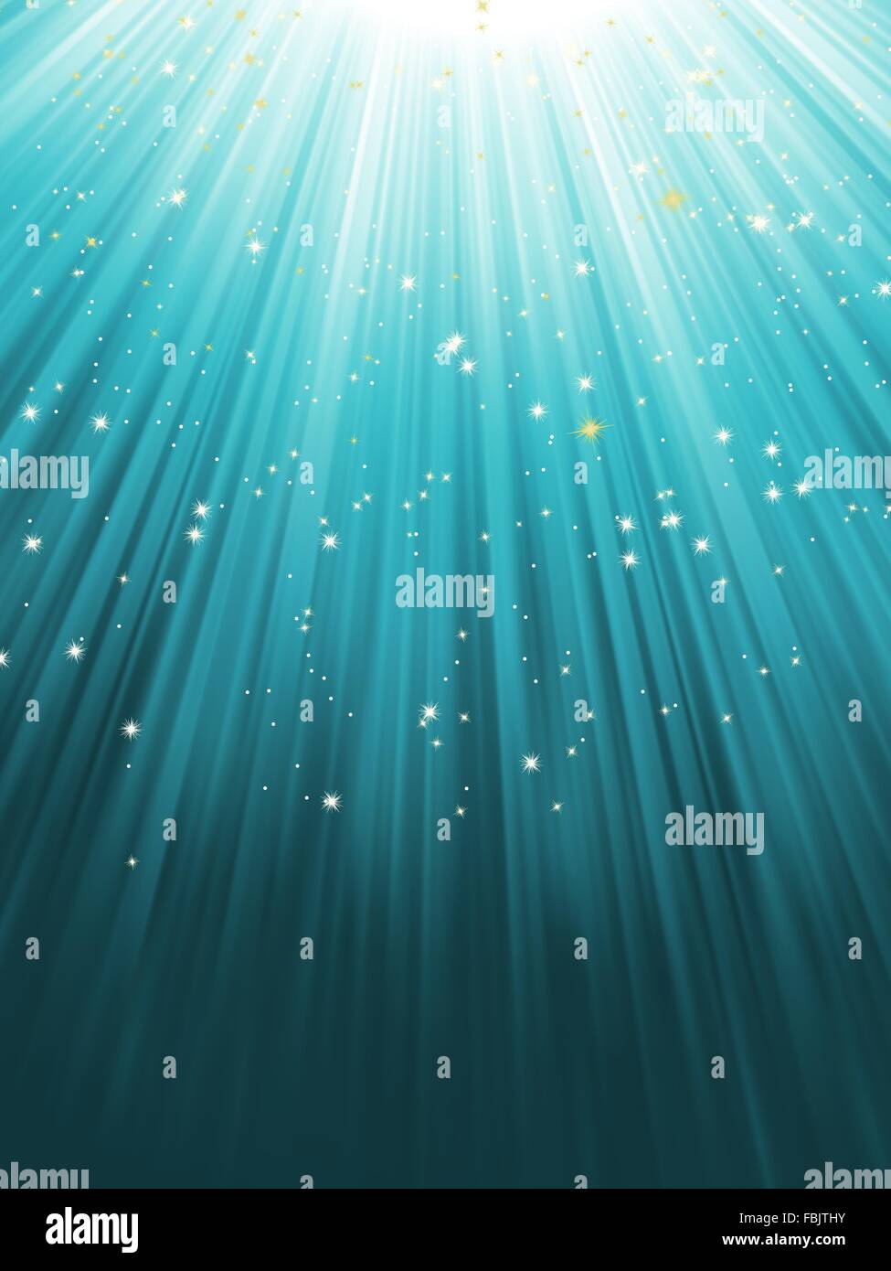 Abstract Blue Burst With Stars Background Eps 8 Stock Vector Image